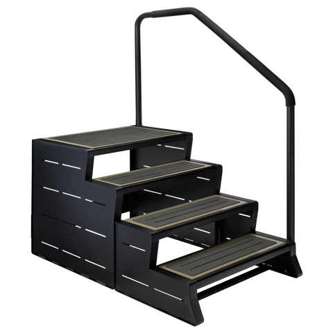 Spa Steps, Spa Storage Steps, Spa Round Steps and Handrails Steps at ...